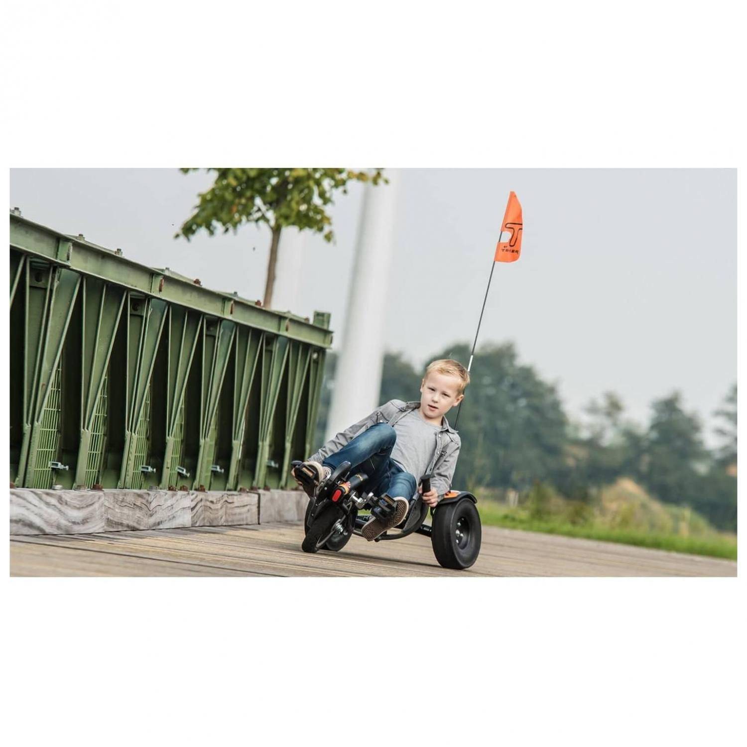 Kart à pédales Street Racer Rocker Fire