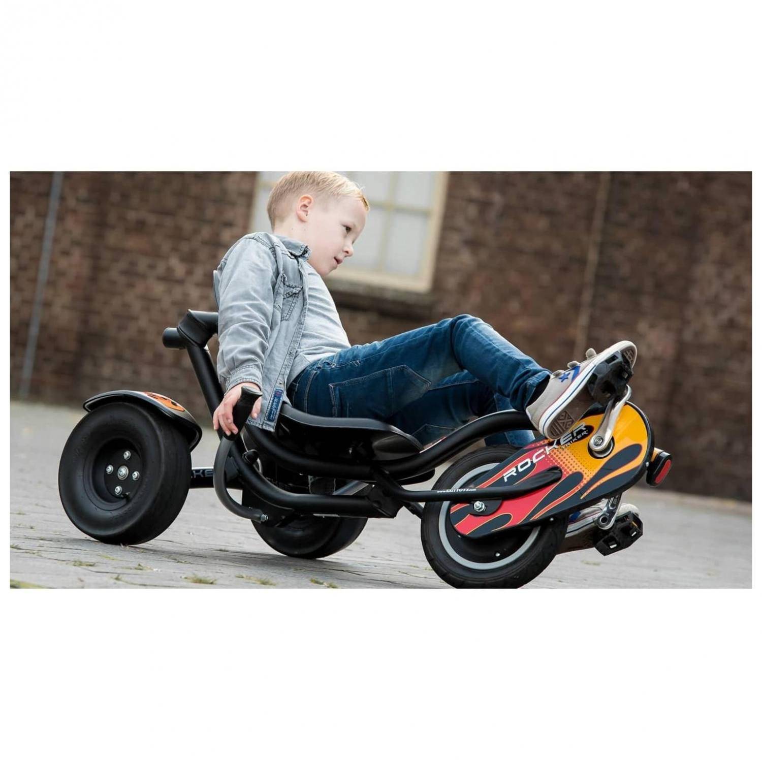 Kart à pédales Street Racer Rocker Fire